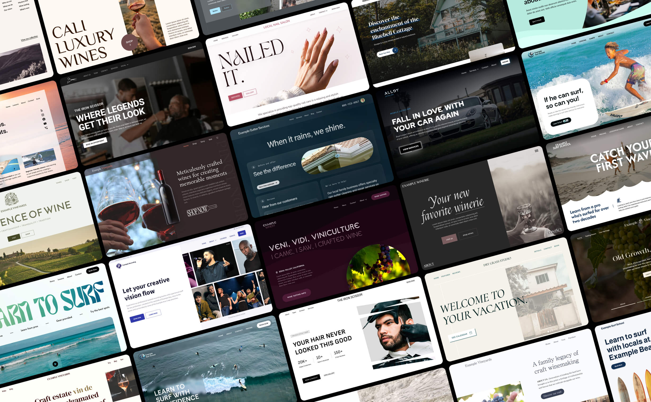 Website ideas for sale by Rounded Design